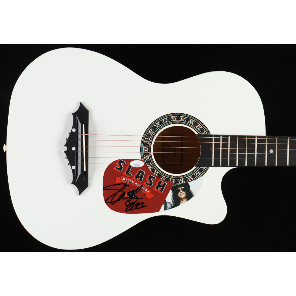 Slash Signed 38" Acoustic Guitar Inscribed "2022" (JSA) | Pristine Auction
