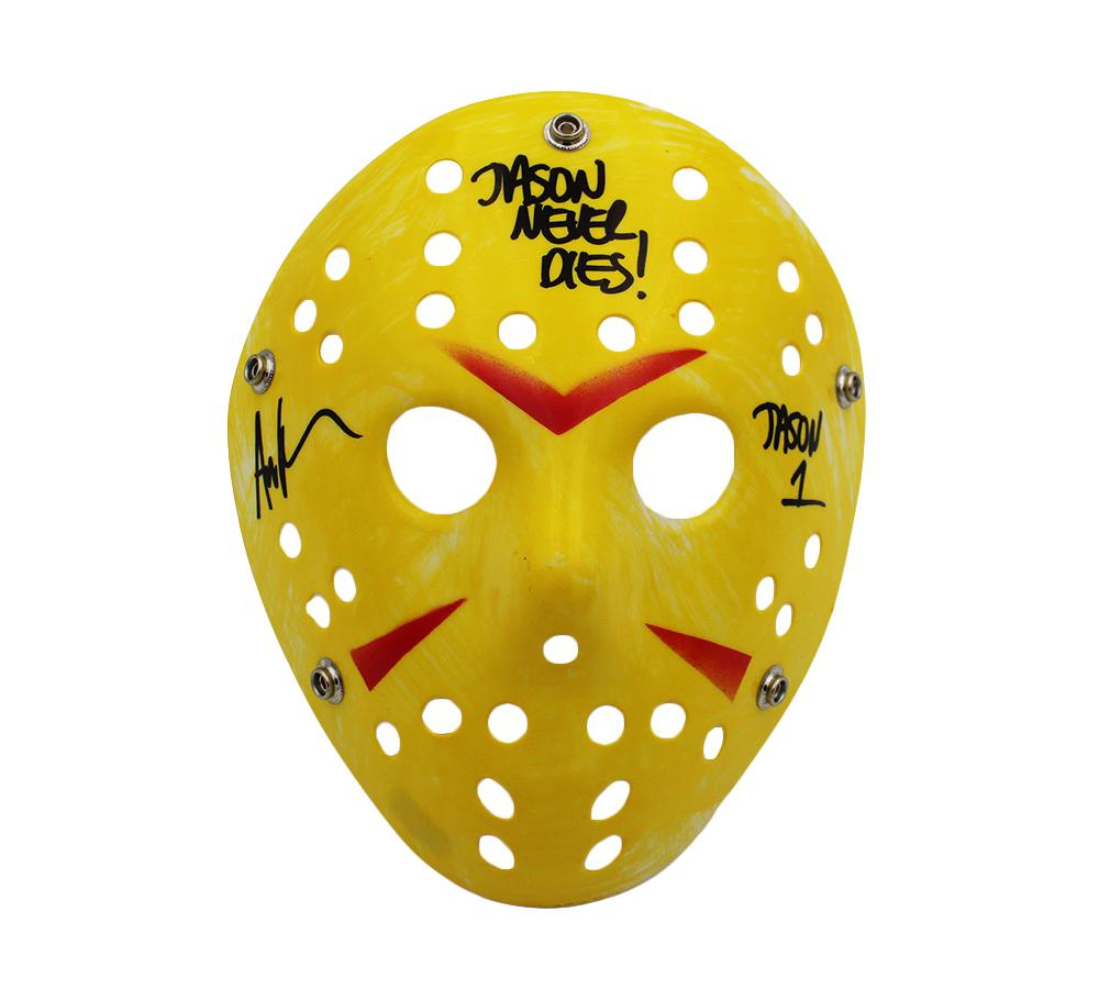 Ari Lehman Signed "Friday the 13th" Mask Inscribed "Jason 1" & "Jason ...
