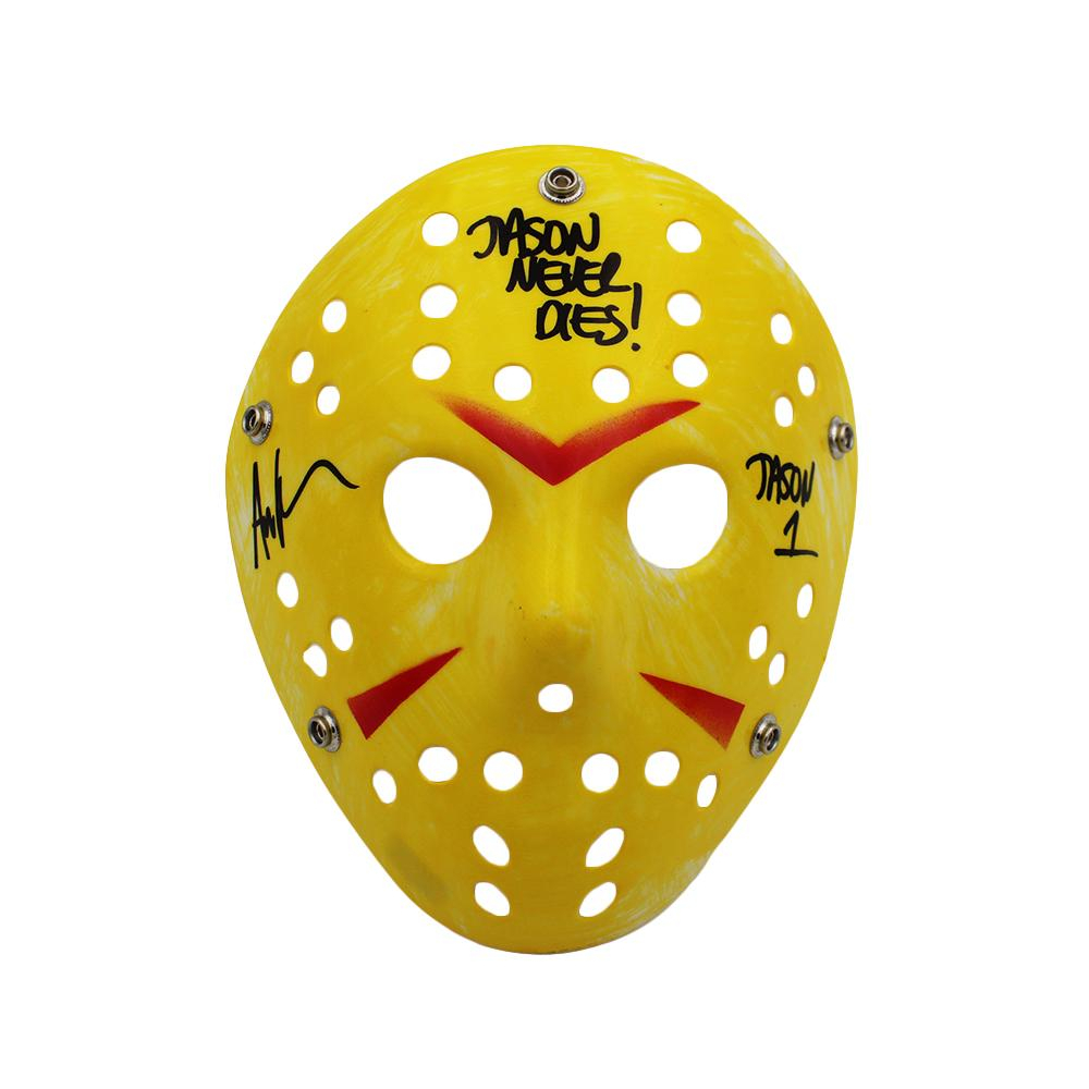 Ari Lehman Signed "Friday the 13th" Mask Inscribed "Jason 1" & "Jason ...