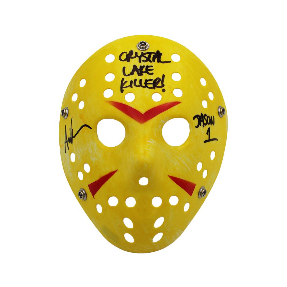 Ari Lehman Signed "Friday the 13th" Mask Inscribed "Jason 1" & "Crystal ...