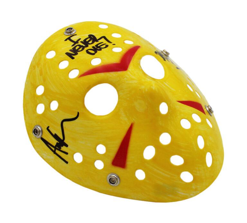 Ari Lehman Signed "Friday the 13th" Mask Inscribed "Jason 1" & "I Never ...