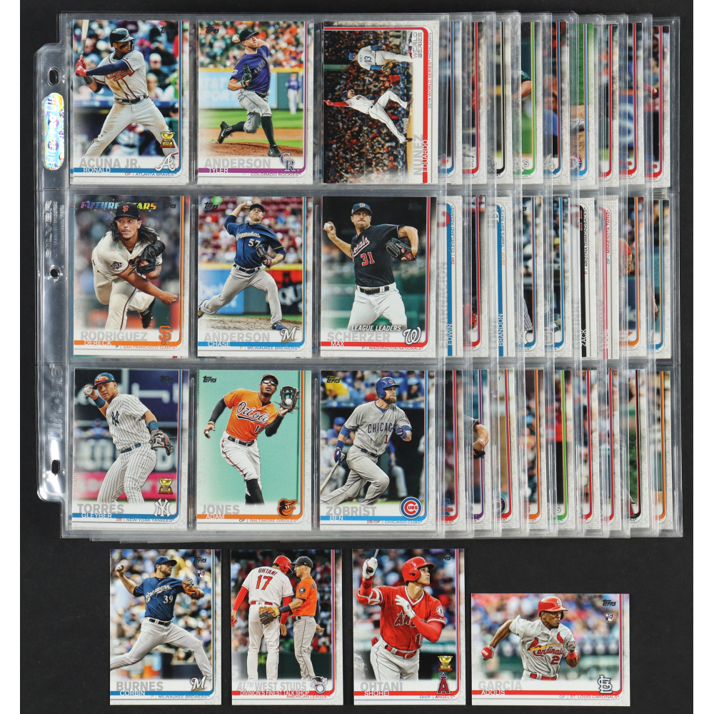 2019 Topps Baseball Complete Set of (702) Cards with Corbin Burnes #94 ...