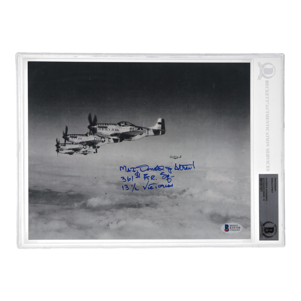 Donald Strait Signed 8x10 Photo with Inscription (BGS) | Pristine Auction