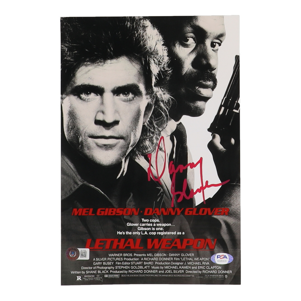 Danny Glover Signed "Lethal Weapon" 8x12 Photo (Beckett & PSA ...