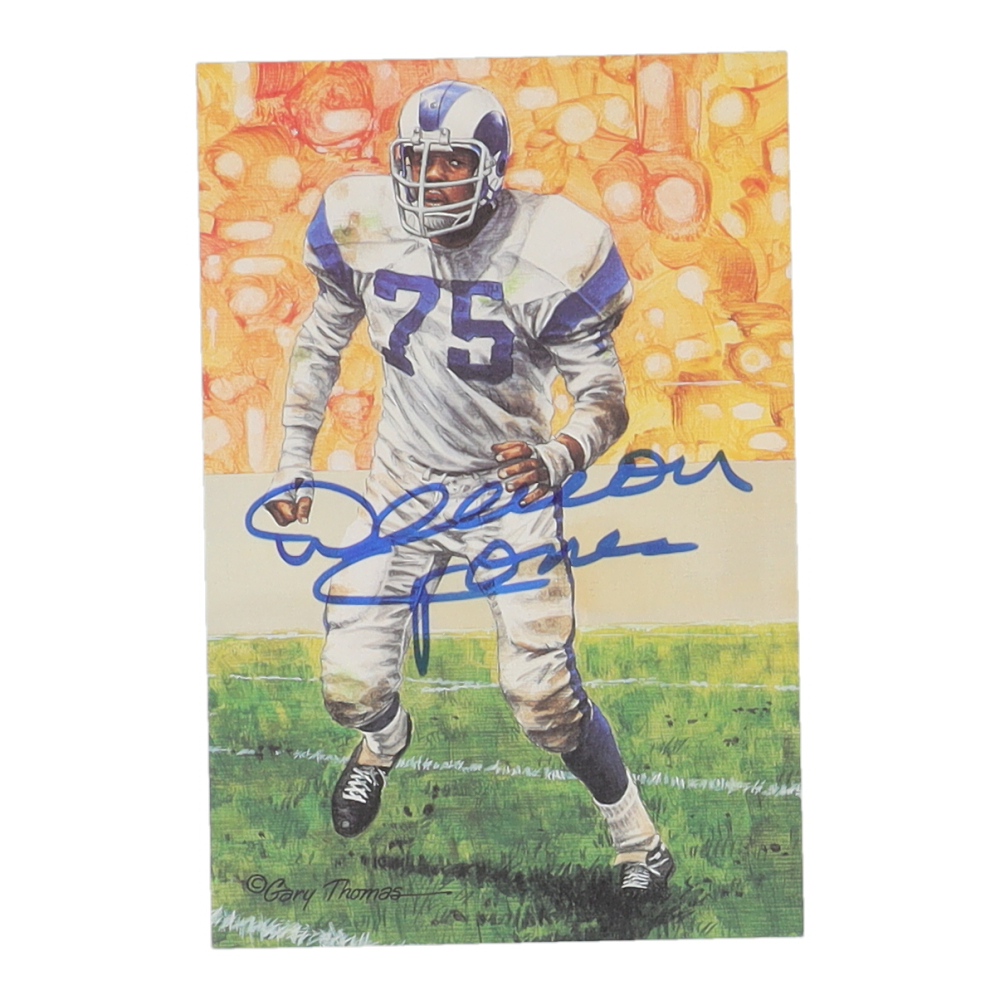 Deacon Jones Signed 1989-97 Goal Line HOF #72 (Beckett) | Pristine Auction
