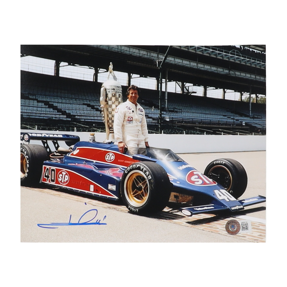 Mario Andretti Signed 8x10 Photo (Beckett) | Pristine Auction