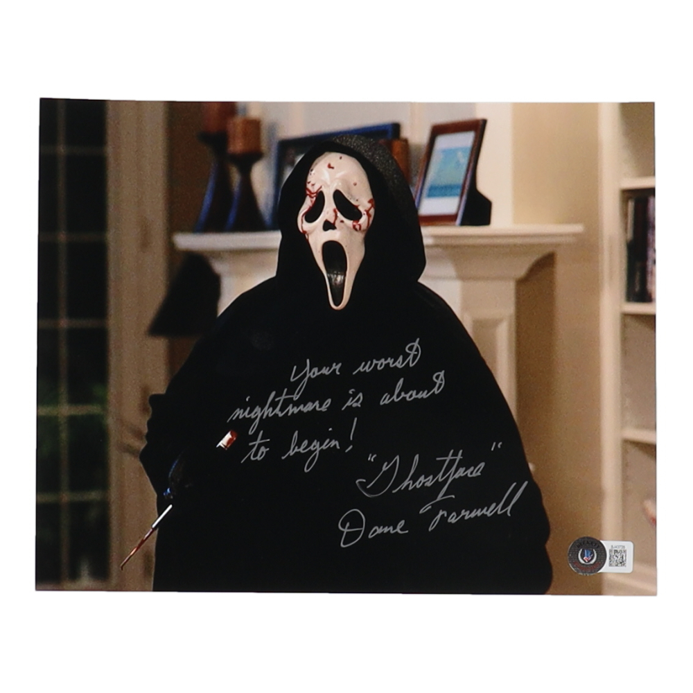 Dane Farwell Signed "Scream" 8x10 Photo with Extensive Inscription ...