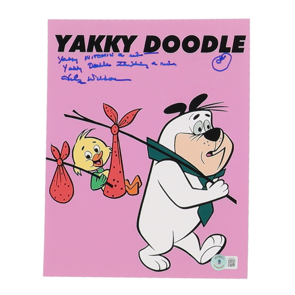 Jimmy Weldon Signed "Yakky Doodle" 8x10 Photo with Extensive ...