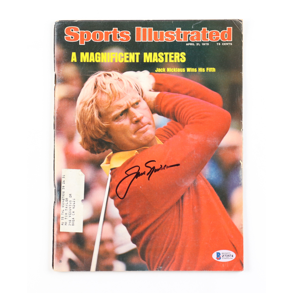Jack Nicklaus Signed 1975 "Sports Illustrated" Magazine (Beckett) | Pristine Auction