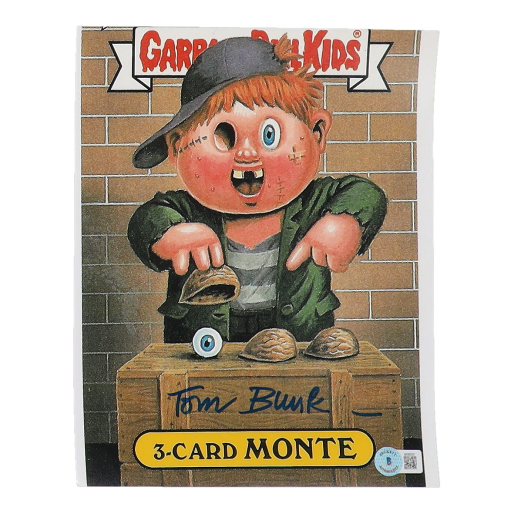 Tom Bunk Signed "Garbage Pail Kids" 8x10 Photo (Beckett) | Pristine Auction
