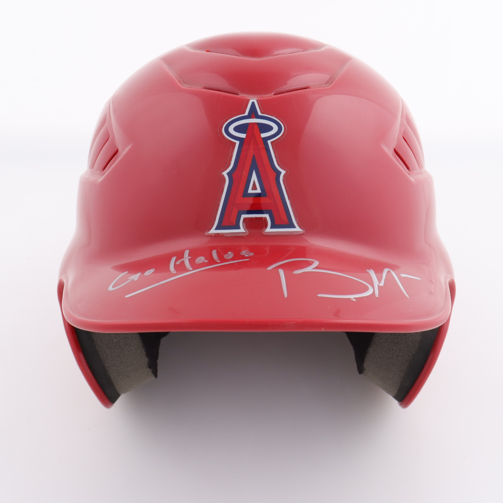 Brandon Marsh Signed Angels Full-Size Batting Helmet Inscribed "Go ...