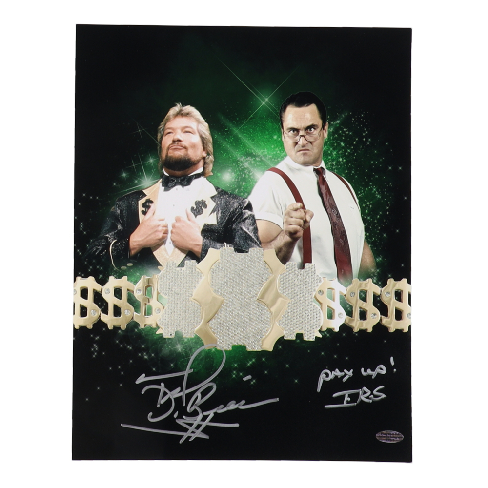 Ted DiBiase & Mike Rotunda Signed WWE 11x14 Photo Inscribed "Pay Up ...