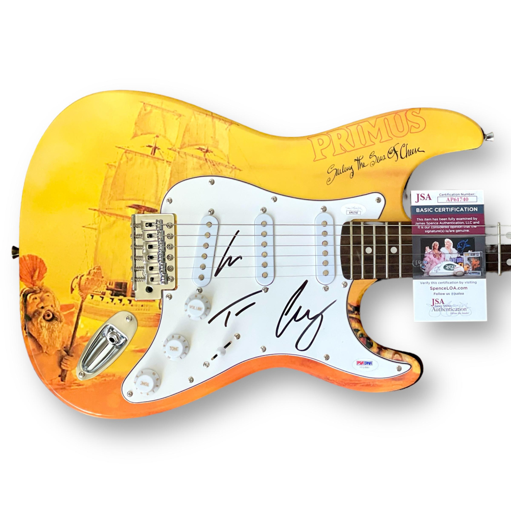 Les Claypool, Larry "Ler" LaLonde, and Tim "Herb" Alexander Signed ...