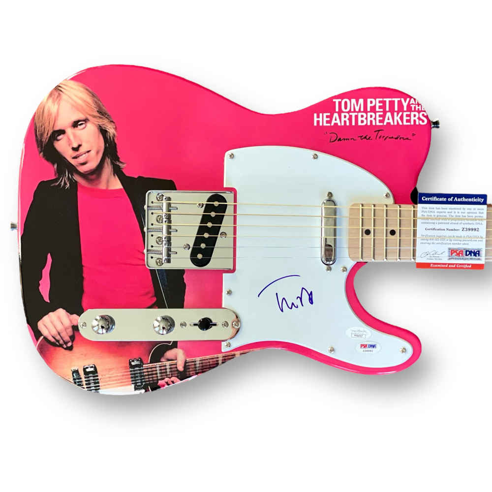 Tom Petty Signed Custom "D*** The Torpedos" Telecaster Guitar (PSA ...