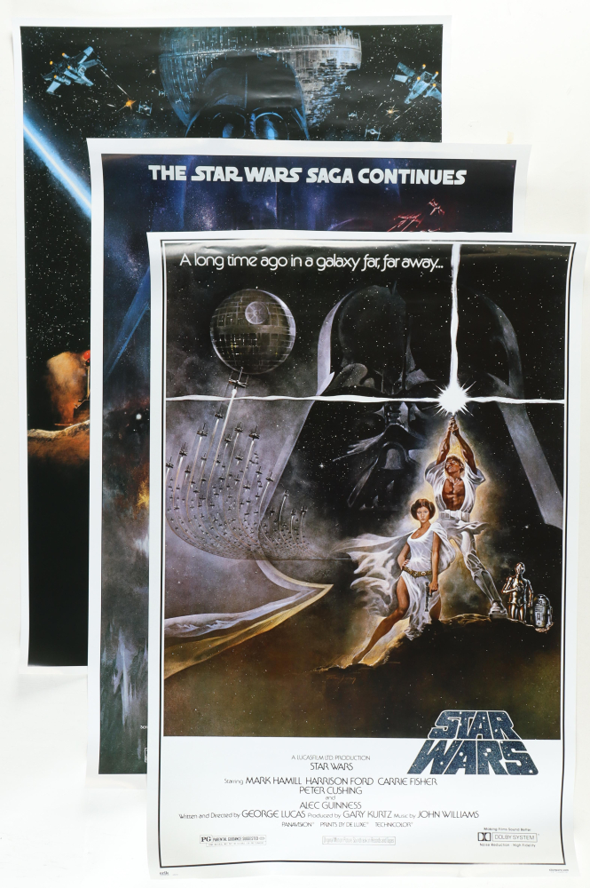 Set of (3) "Star Wars" The Original Trilogy 27x40 Movie Posters ...