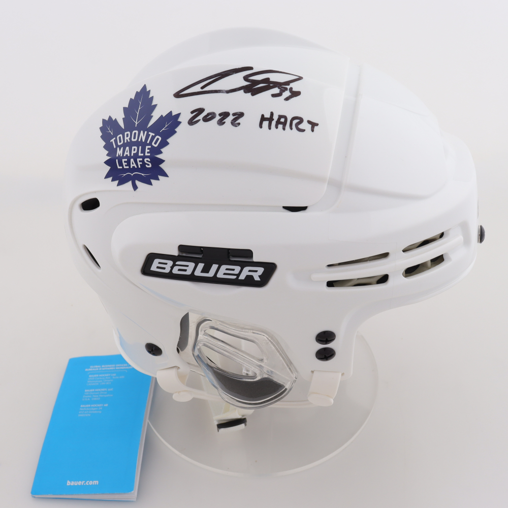 Auston Matthews Signed Maple Leafs Full-Size Authentic Hockey Helmet ...