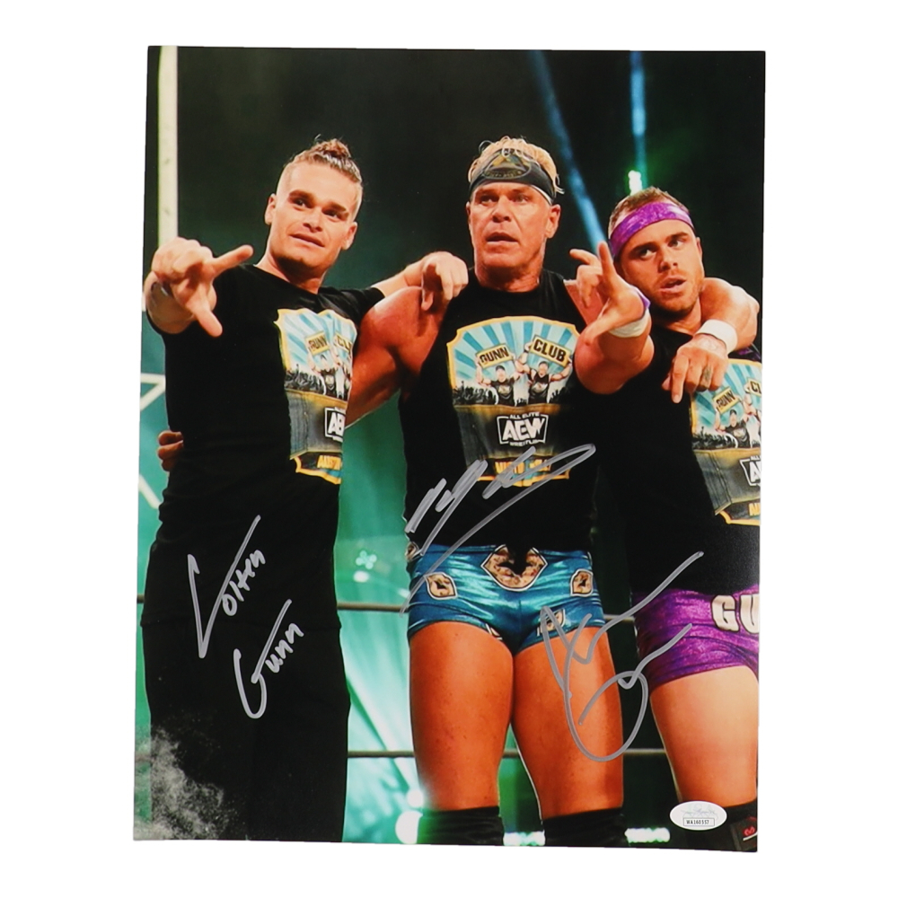 Billy Gunn, Austin Gunn & Colten Gunn Signed AEW 11x14 Photo (JSA ...
