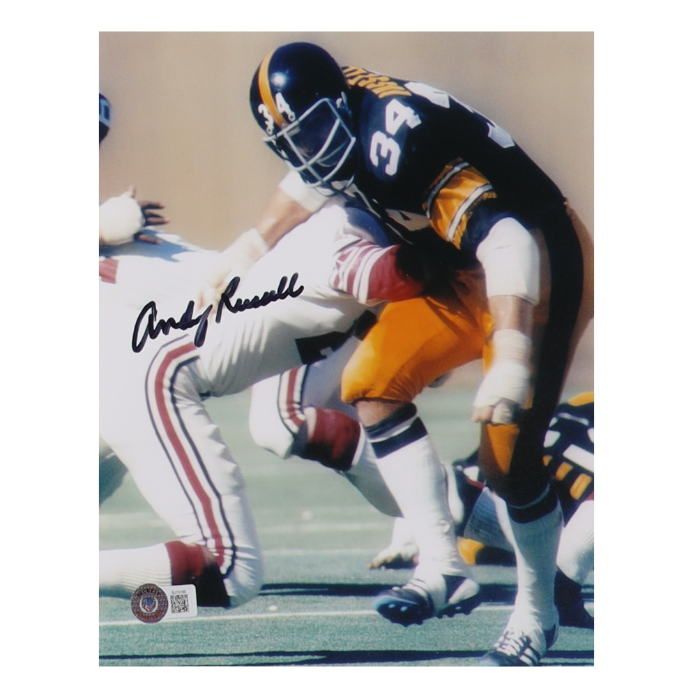 Andy Russell Signed Steelers 8x10 Photo (Beckett) | Pristine Auction