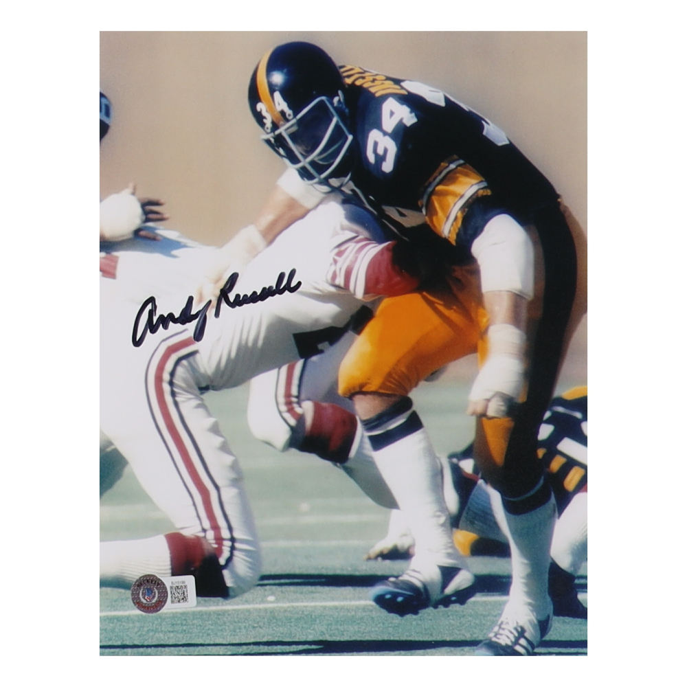 Andy Russell Signed Steelers 8x10 Photo (Beckett) | Pristine Auction