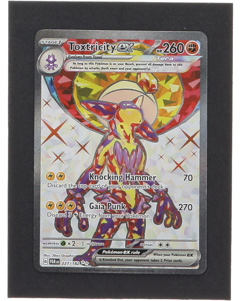 Toxtricity EX 2023 Pokemon Scarlet and Violet Paradox Rift #227 Holo | Pristine Auction
