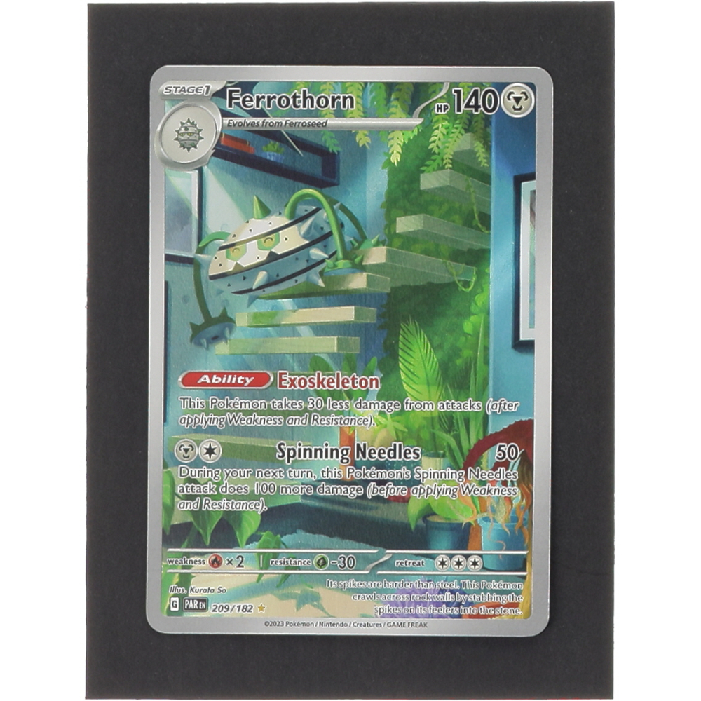 Ferrothorn 2023 Pokemon Scarlet and Violet Paradox Rift #209 Holo ...