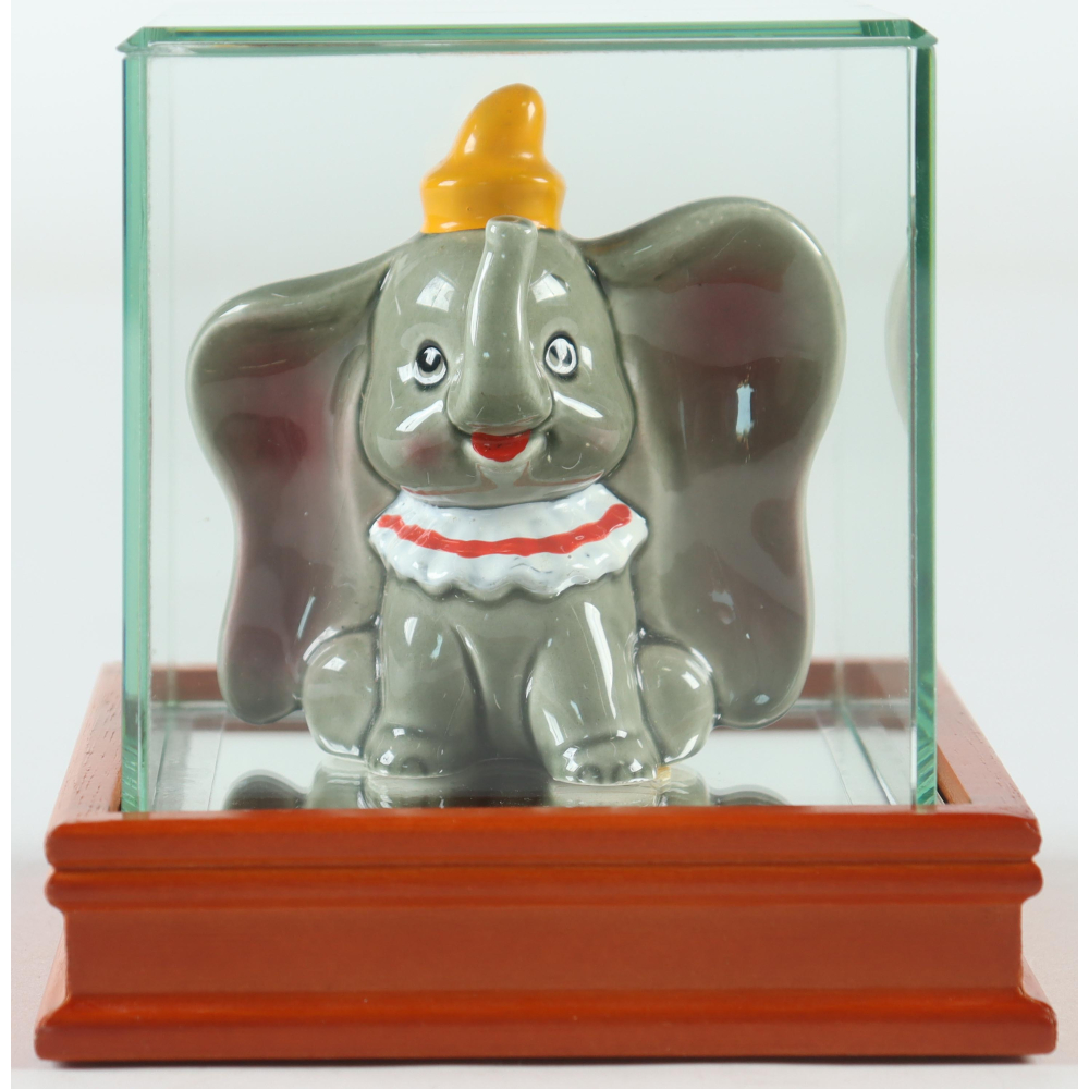 Vintage 1960 Walt Disney's Dumbo Ceramic Figure with Display Case ...