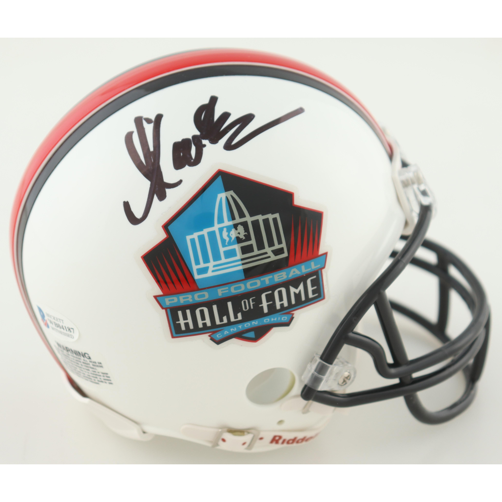 Marcus Allen Signed Hall Of Fame Logo Mini Helmet (Beckett) | Pristine ...