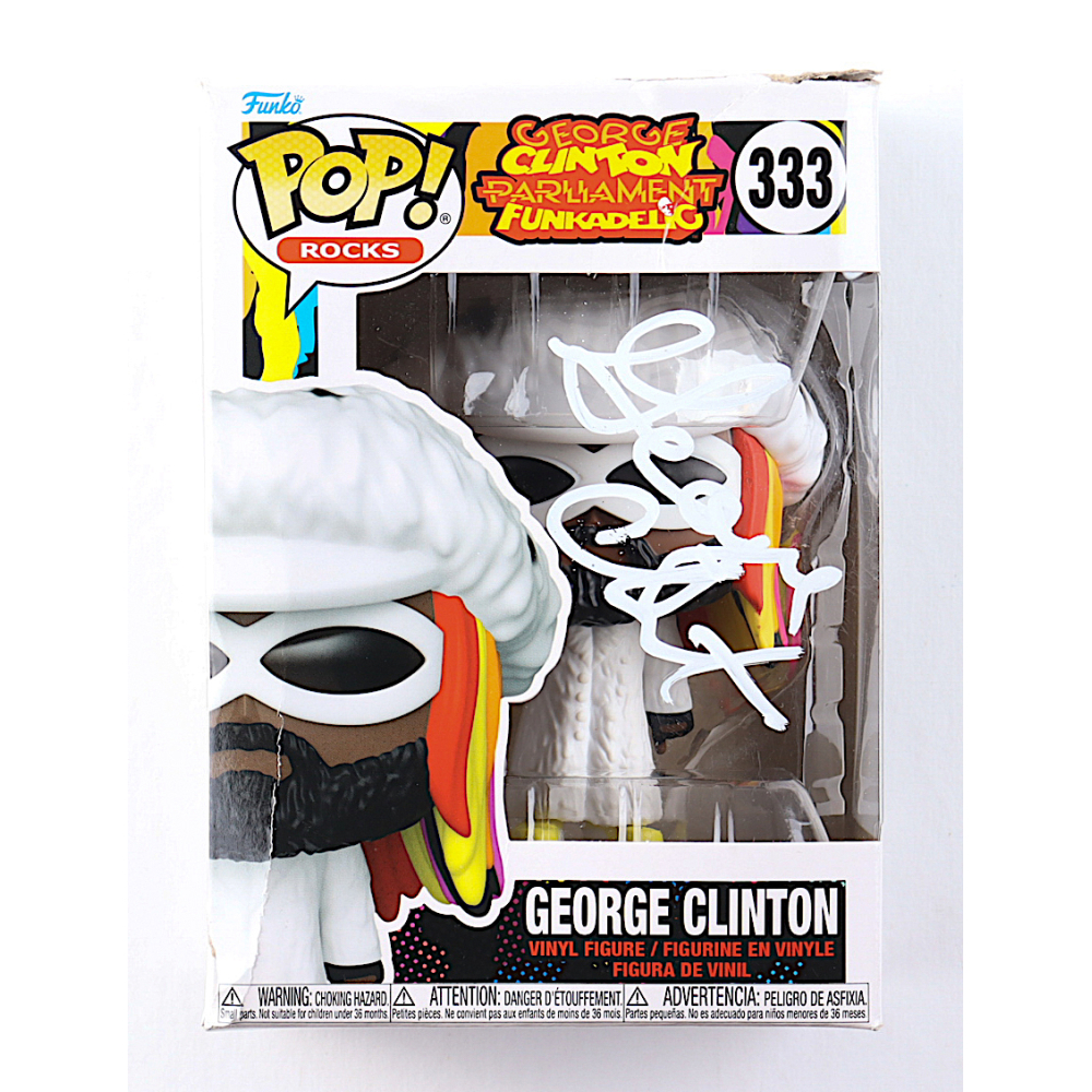 George Clinton Signed "George Clinton Parliament Funkadelic" #333 ...