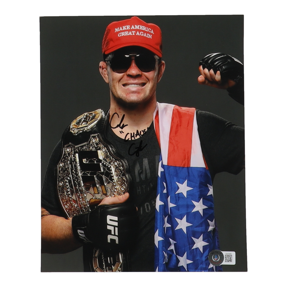Colby Covington Signed UFC 8x10 Photo Inscribed "Chaos" (Beckett ...