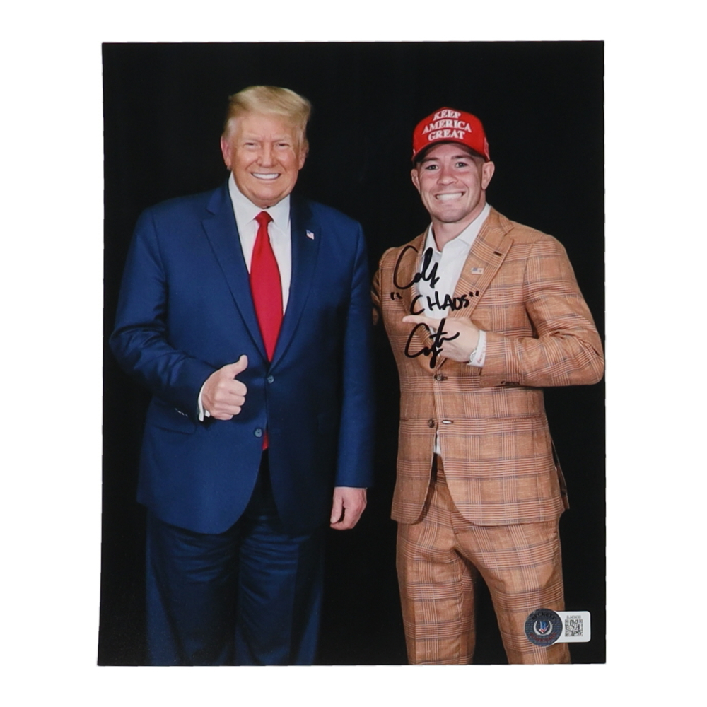 Colby Covington Signed UFC 8x10 Photo Inscribed "Chaos" (Beckett ...