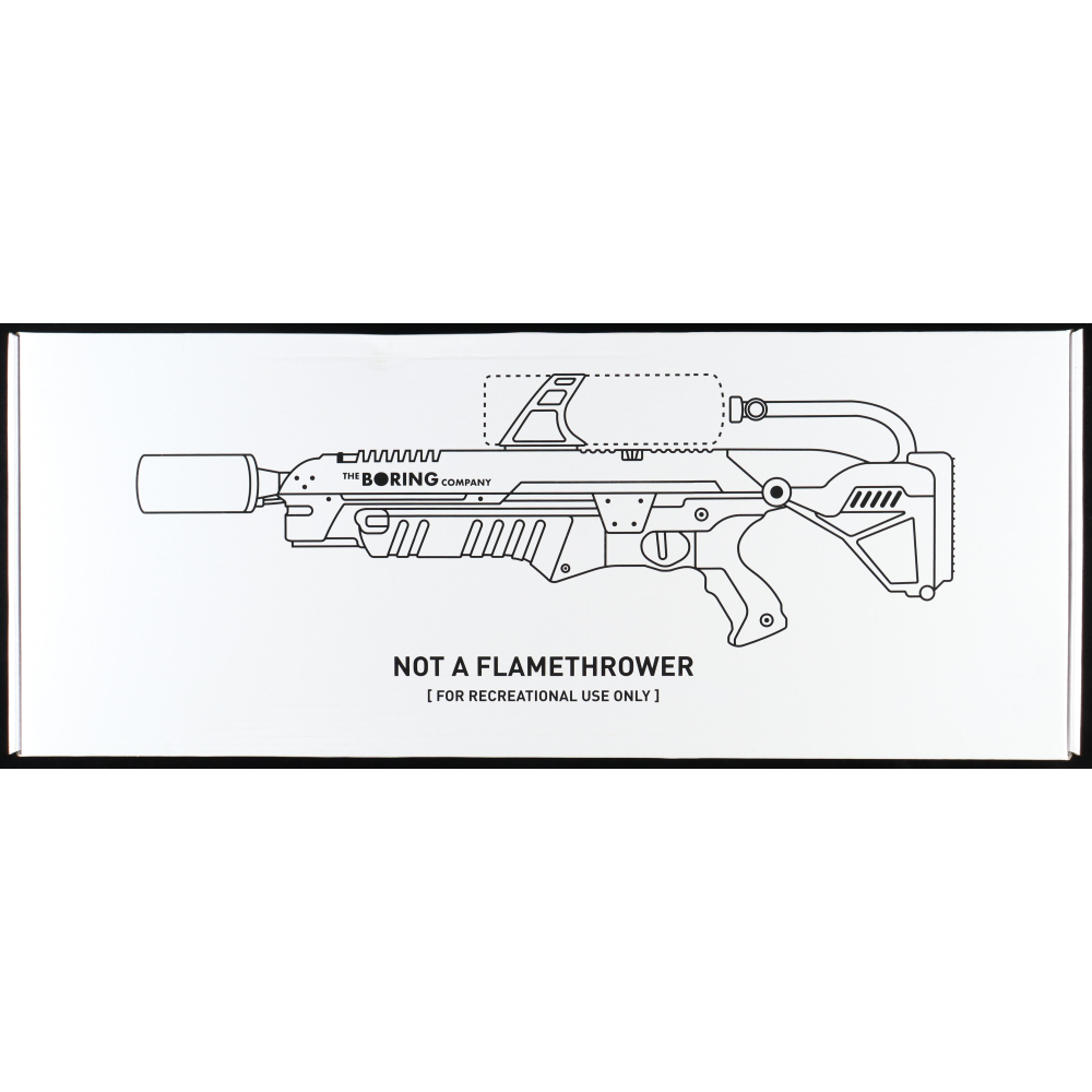 The Boring Company "Not A Flamethrower" With Original Box and Manual ...