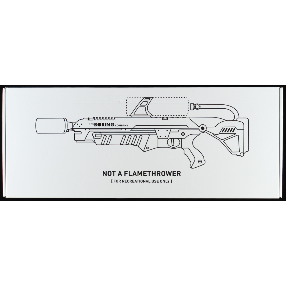 The Boring Company "Not A Flamethrower" With Original Box and Manual ...