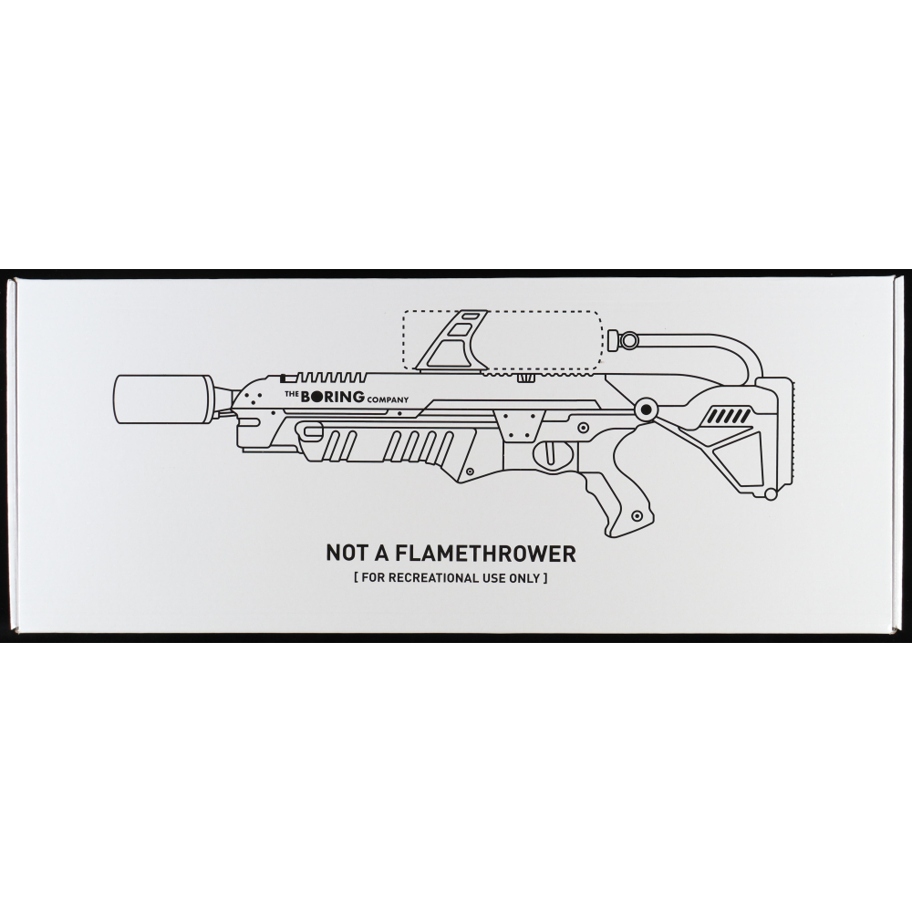 The Boring Company "Not A Flamethrower" With Original Box and Manual ...