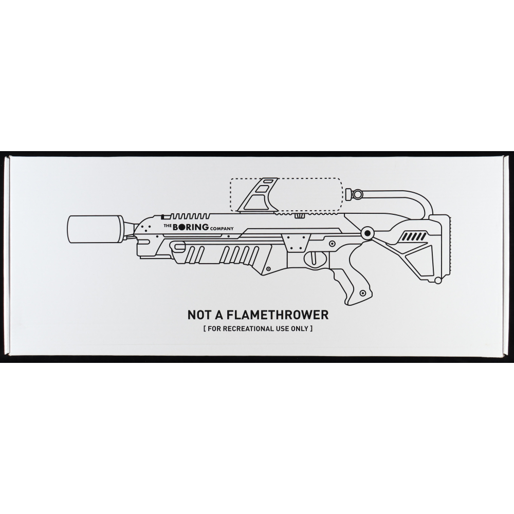 The Boring Company "Not A Flamethrower" With Original Box and Manual ...