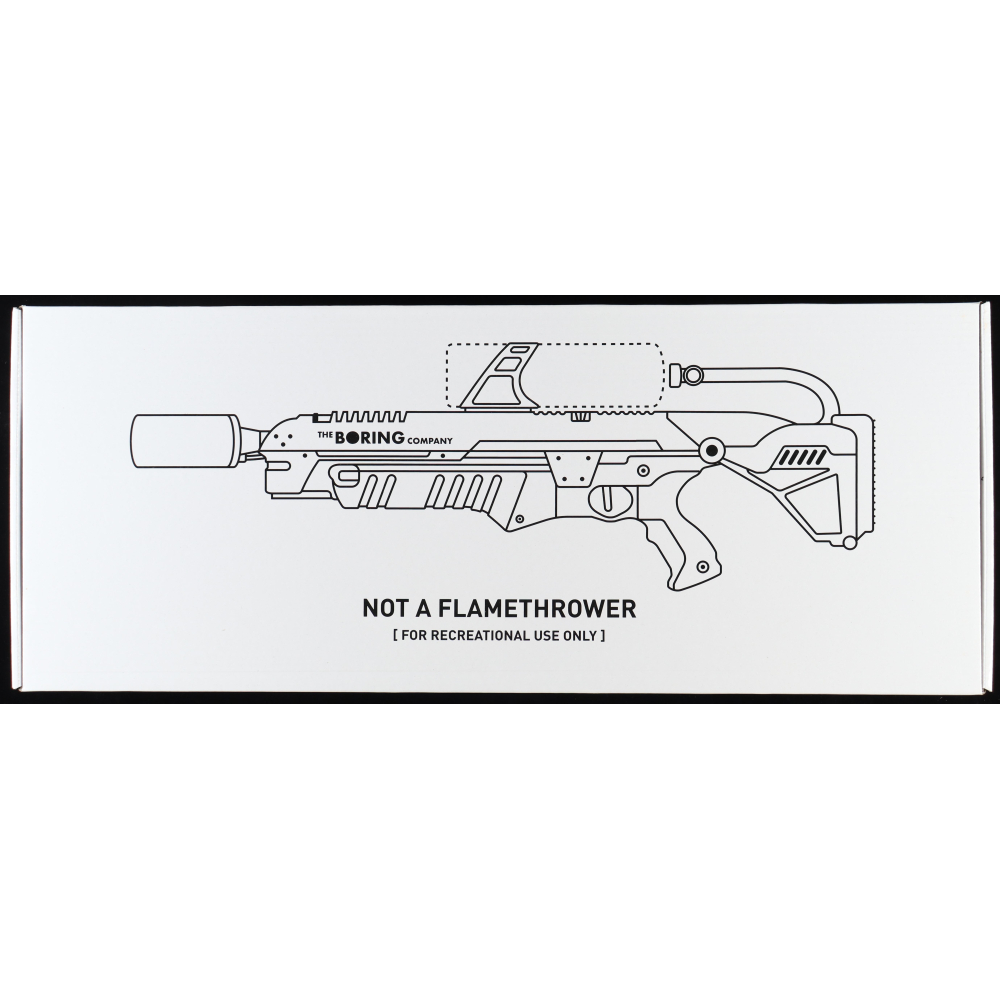 The Boring Company "Not A Flamethrower" With Original Box and Manual ...