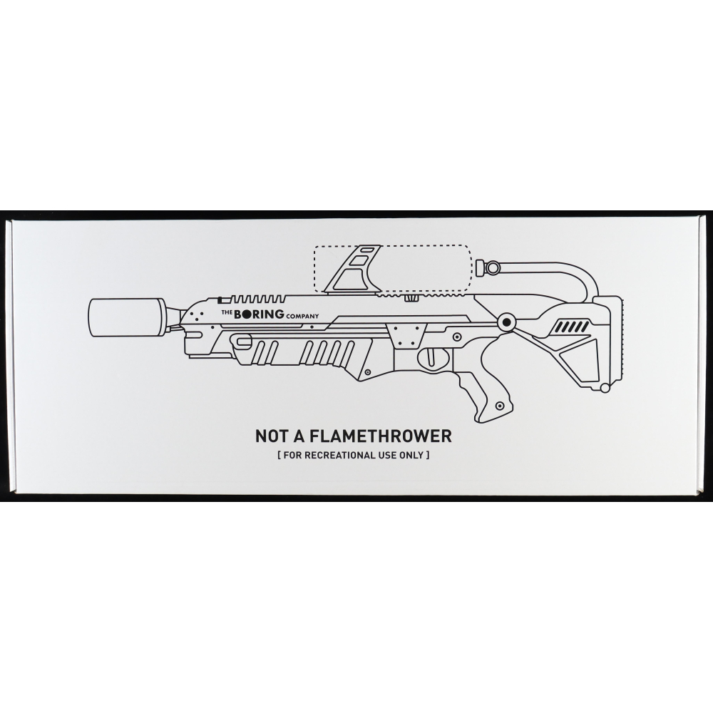 The Boring Company "Not A Flamethrower" With Original Box and Manual ...