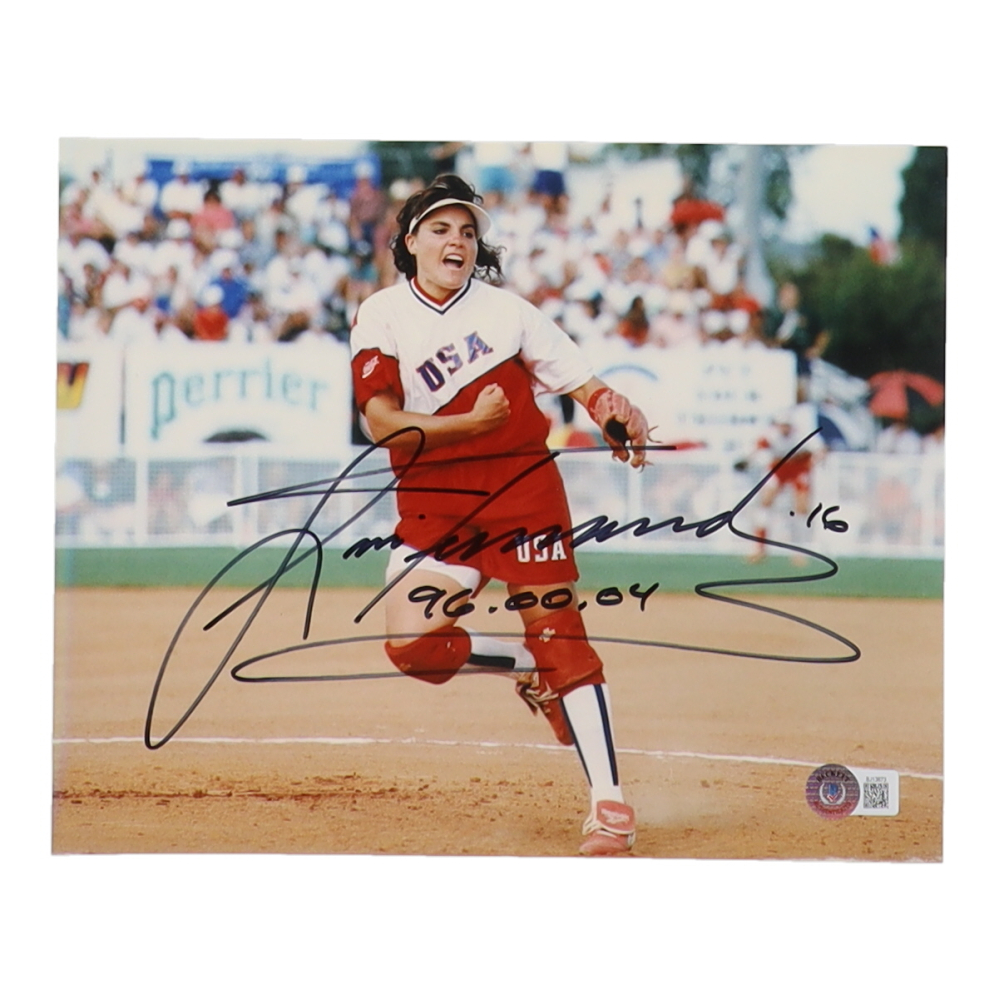 Lisa Fernandez Signed Team USA 8x10 Photo Inscribed "96, 00, 04 ...