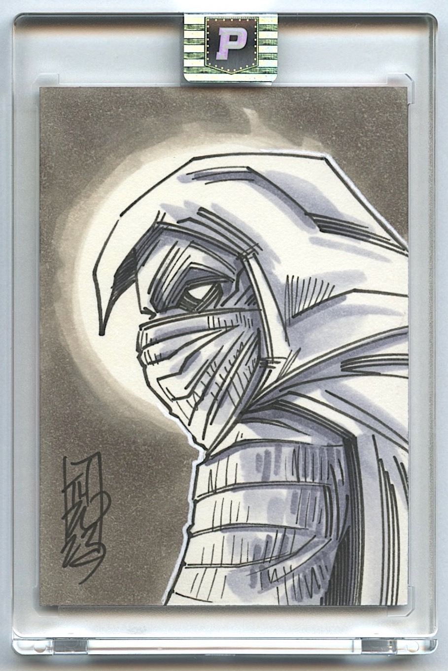 Moon Knight | Marvel Comics | Original Art Sketch Card by Tom Hodges (1 ...