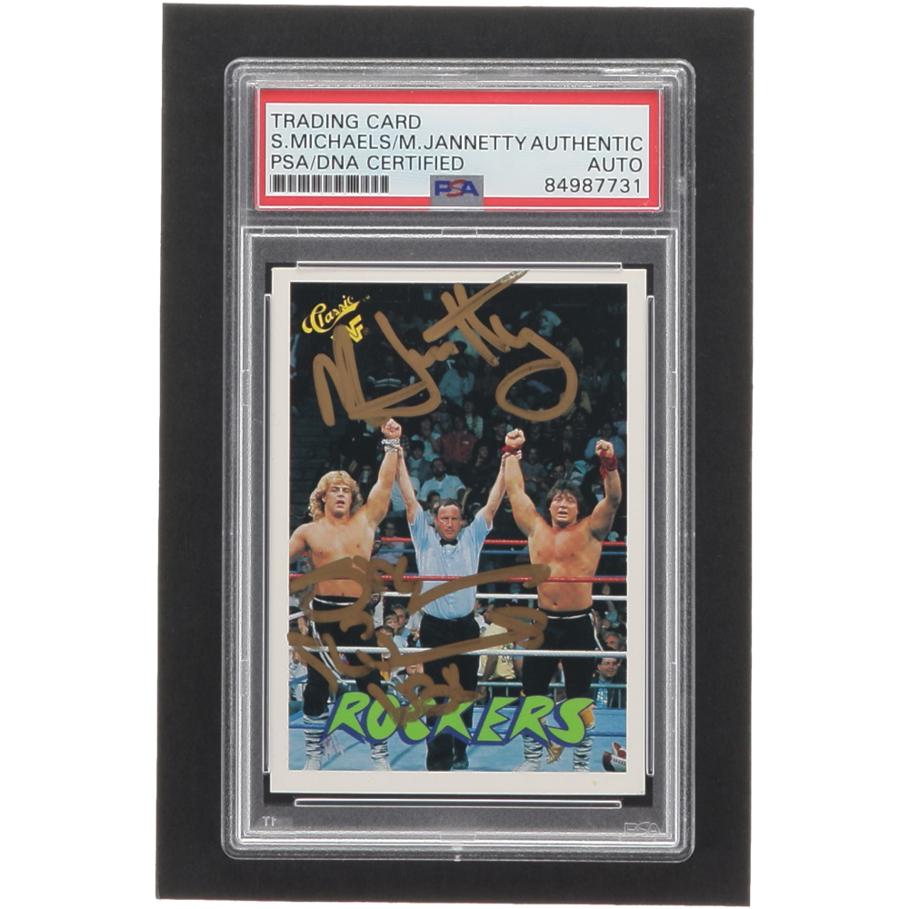 Shawn Michaels & Marty Jannetty Signed 1990 Classic WWF #121 The ...
