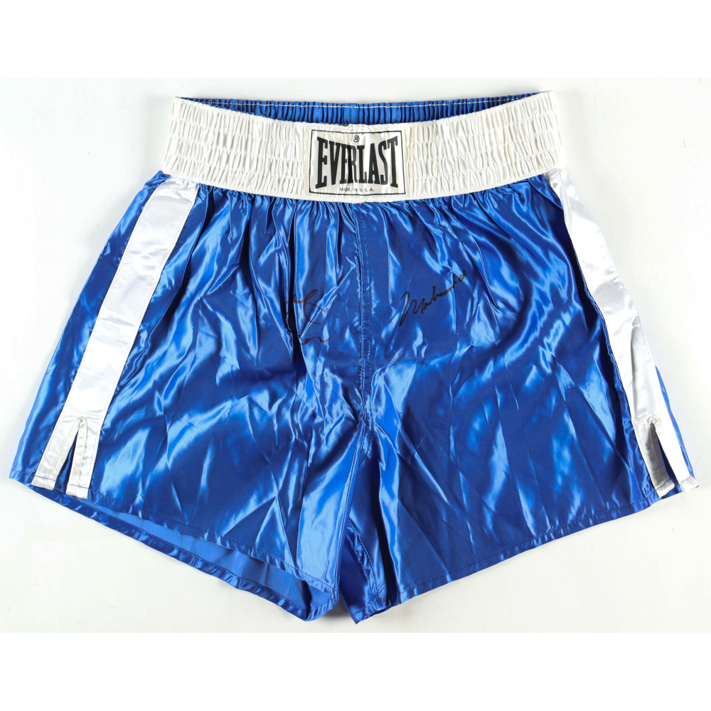 Muhammad Ali & George Foreman Signed Everlast Boxing Trunks (Beckett ...