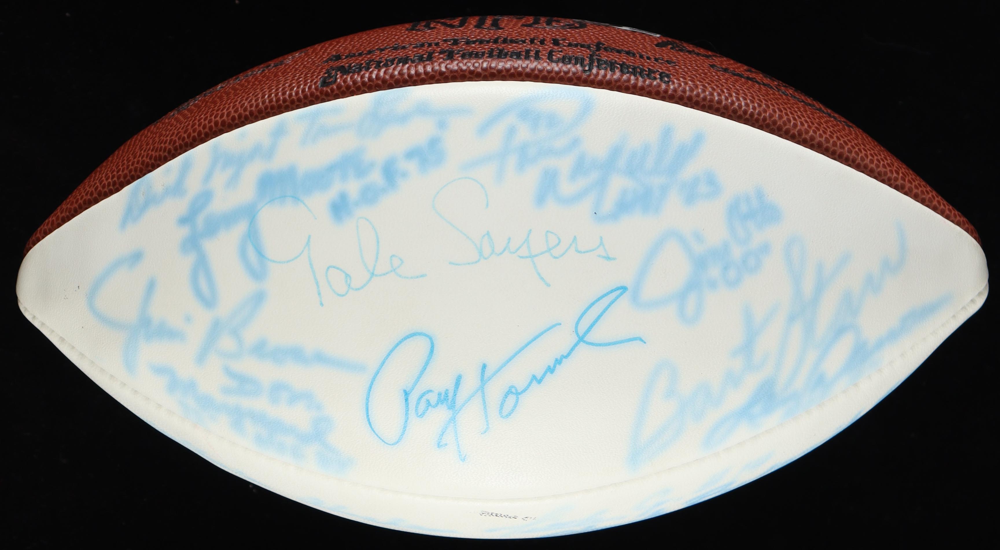 Football Hall of Famers NFL Football Signed & Inscribed By (26) with ...