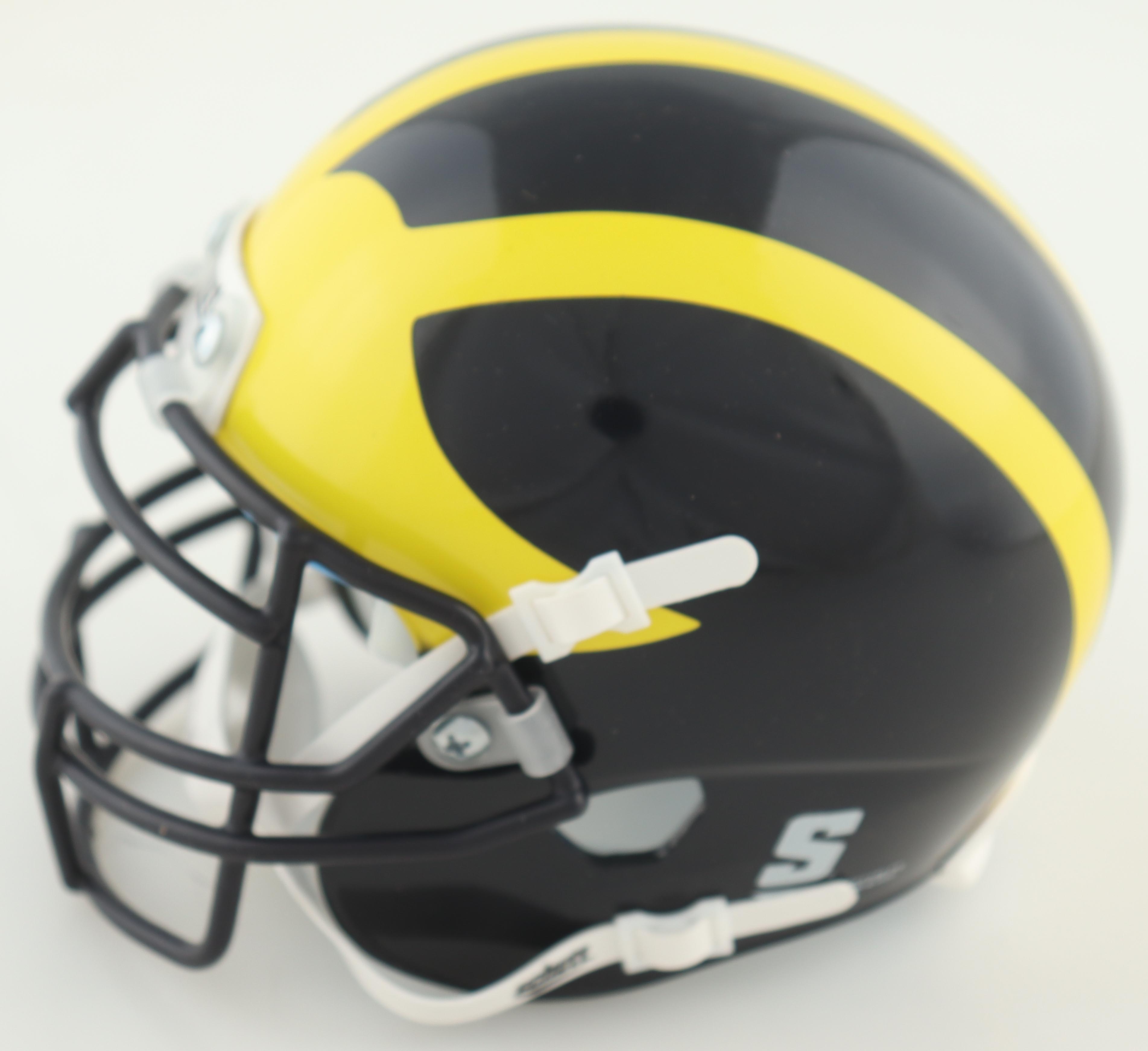 Aidan Hutchinson and Chris Hutchinson Signed Michigan Wolverines Mini ...