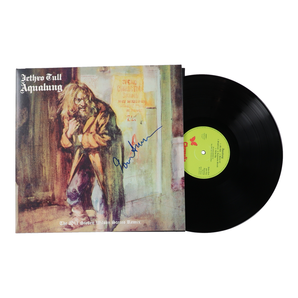 Ian Anderson Signed "Aqualung" Vinyl Album Cover (JSA) | Pristine Auction