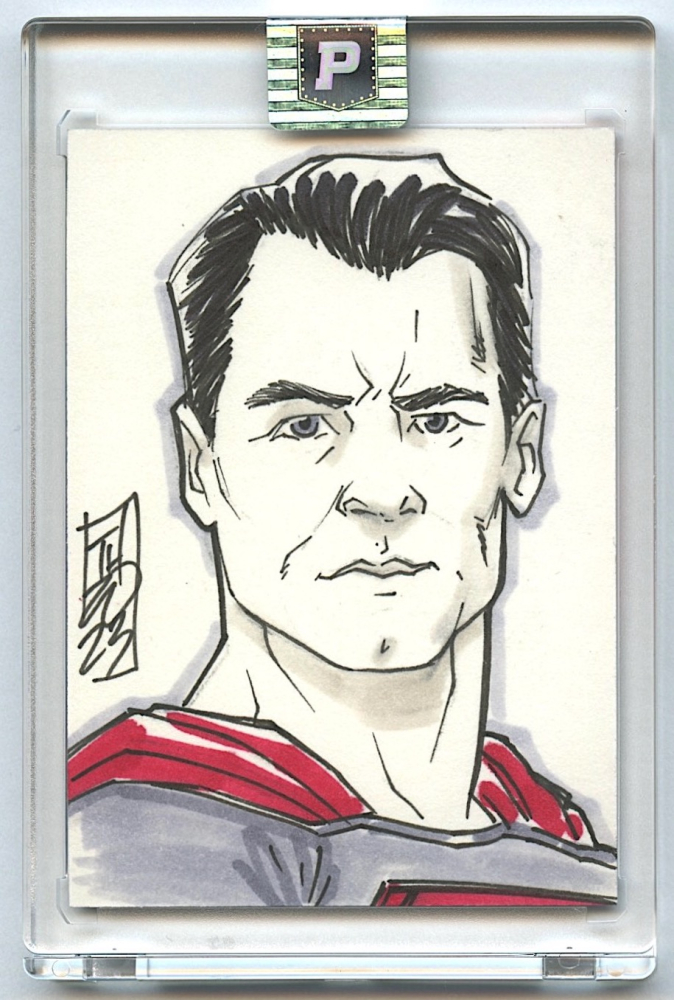 Superman | Henry Cavill | DC Comics | Original Art Sketch Card by Tom ...