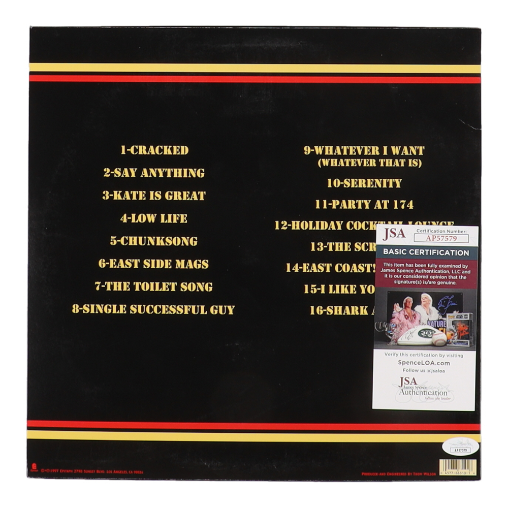 The Bouncing Souls (4) Signed "The Bouncing Souls" Vinyl Album Cover ...