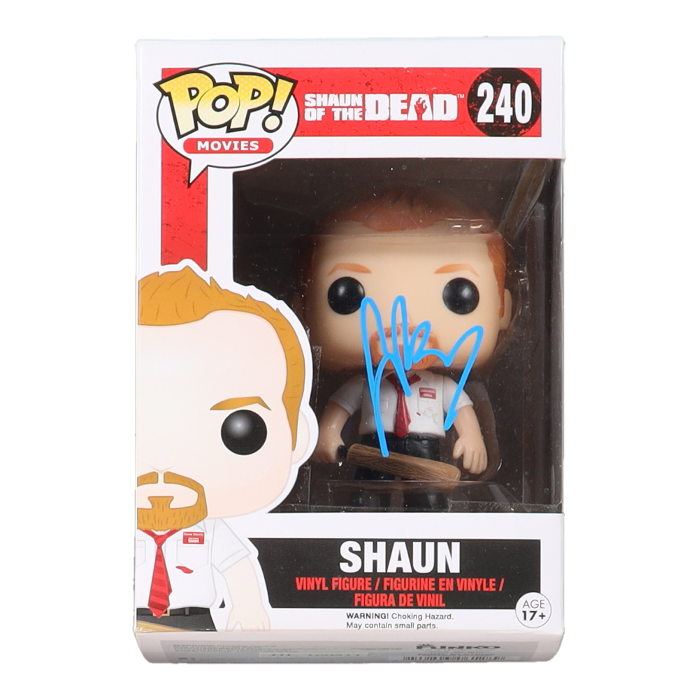 Simon Pegg Signed "Shaun of the Dead" #240 Shaun Funko Pop! Vinyl ...