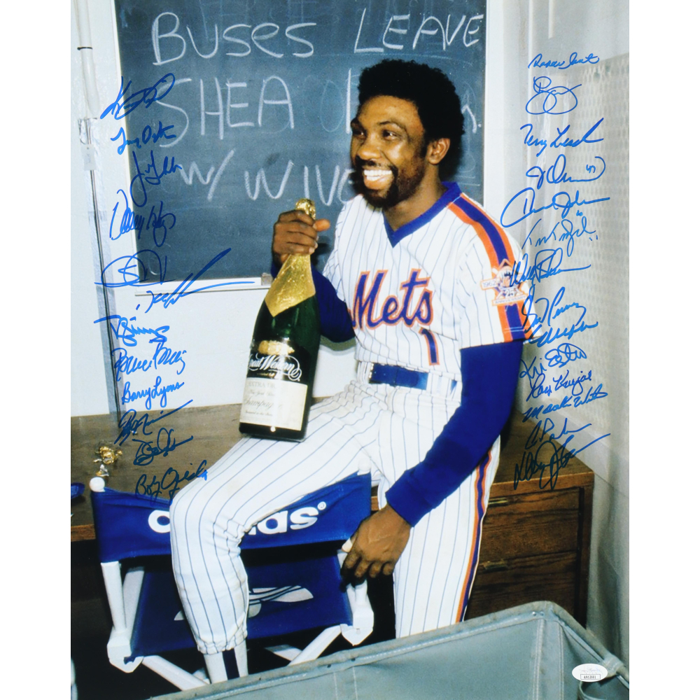1986 Mets 16x20 Photo Team-Signed by (26) with Davey Johnson, Darryl ...