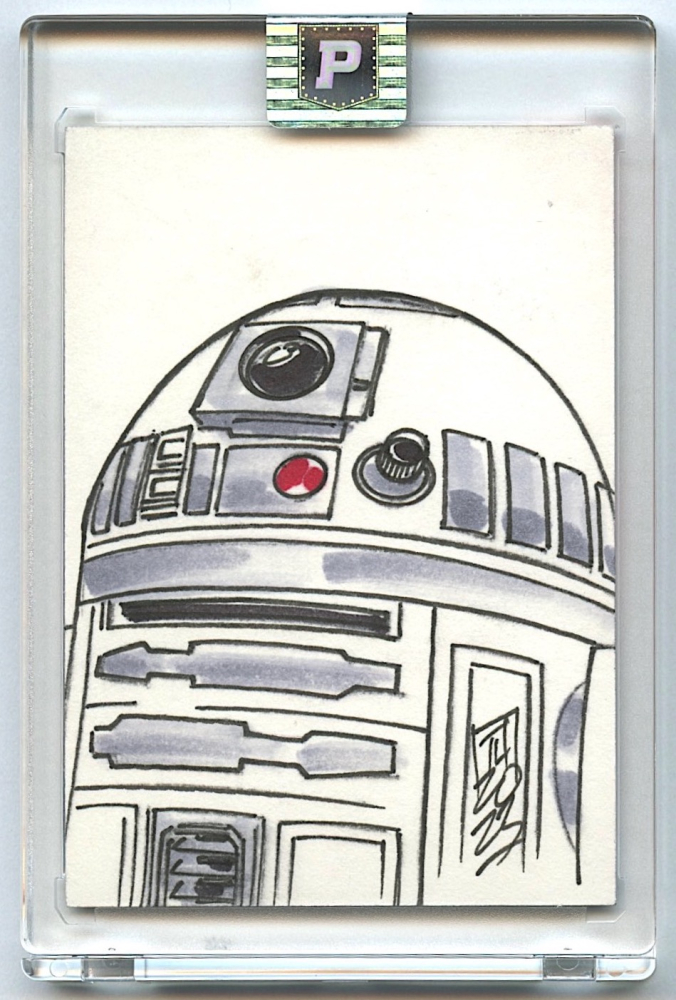 R2-D2 | Star Wars | Original Art Sketch Card by Tom Hodges (1/1 ...