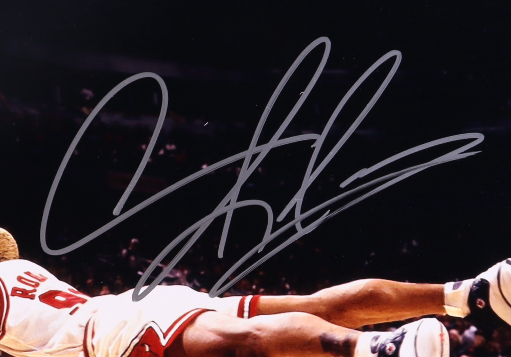 Dennis Rodman Signed Bulls 16x20 Photo (JSA) | Pristine Auction