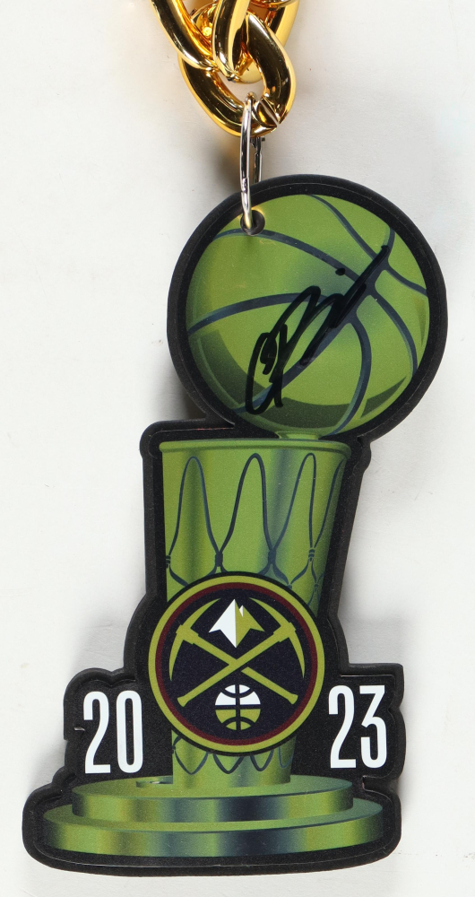 Christian Braun Signed Jumbo Gold Chain Pendant (JSA) | Pristine Auction